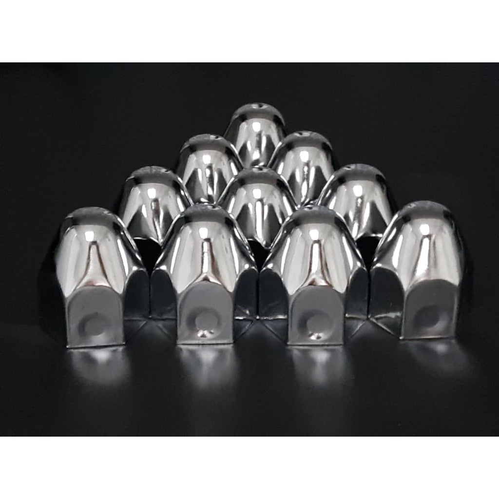Chrome Nut Covers Singles or 10 pc. Set Straight Stud Piloted – AMC ...