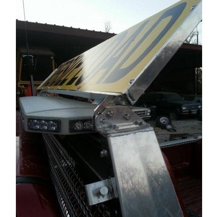 Three position Folding Overhead Sign Assembly (sign sold separately ...